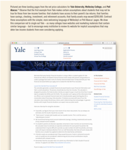 Opening Doors: How Selective Colleges and Universities Are Expanding Access for High-Achieving ...