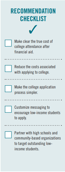 Opening Doors: How Selective Colleges and Universities Are Expanding Access for High-Achieving ...